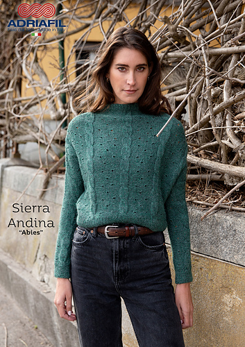 Ravelry: Adriafil Abies pullover pattern by Adriafil Yarn