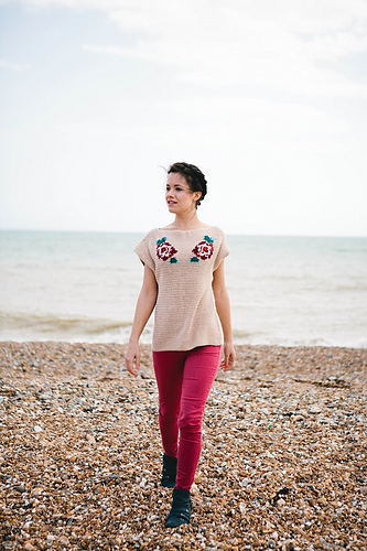 Ravelry: Roses Jumper pattern by Simone Francis