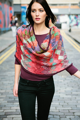 Ravelry: Noro Entrelac Snood pattern by Kim Botly