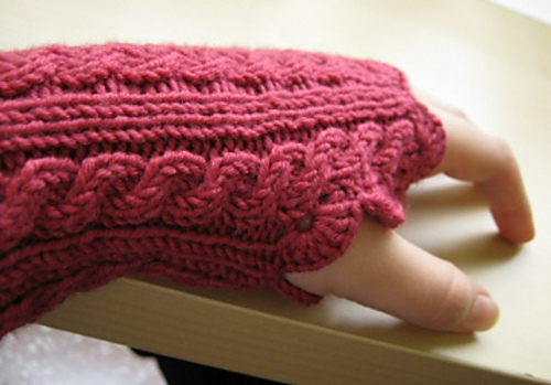 Ravelry: Knit Cuffs with a Cable Twist pattern by Deborah Pulliam