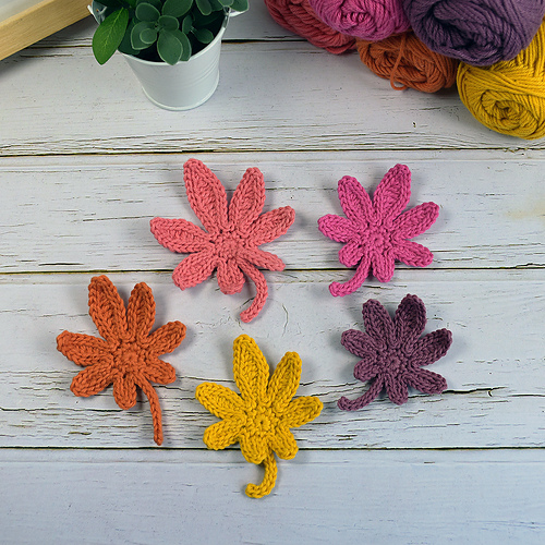 Ravelry: Marijuana Leaf pattern by Crazy Sheep Studio