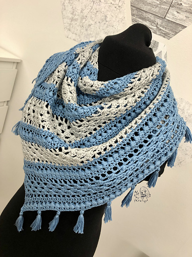 Ravelry: Cleopatra's dream shawl pattern by Agneta Nauclèr