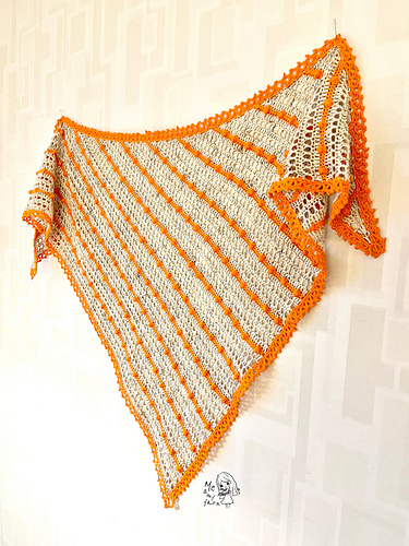 Ravelry: Potato field shawl pattern by Agneta Nauclèr