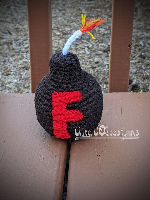 Ravelry: F bomb - F-bomb plush pattern by AiraVOcreations