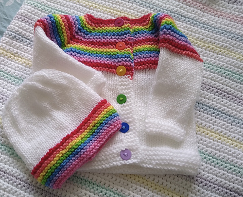 Ravelry: Babbity Baby Jacket pattern by marianna mel