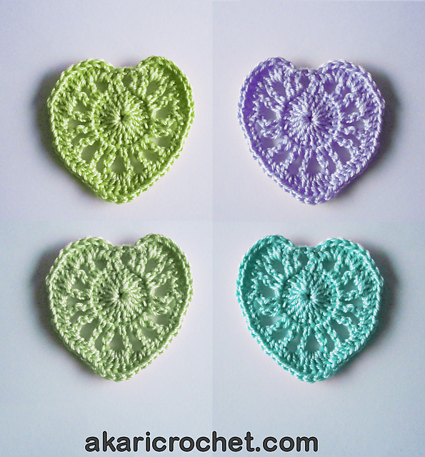Ravelry: Lacy Heart _ C03 pattern by Melissa Flores