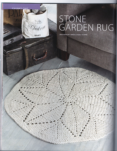Ravelry: Stone Garden Rug pattern by Akua Lezli Hope AkuaDesigns
