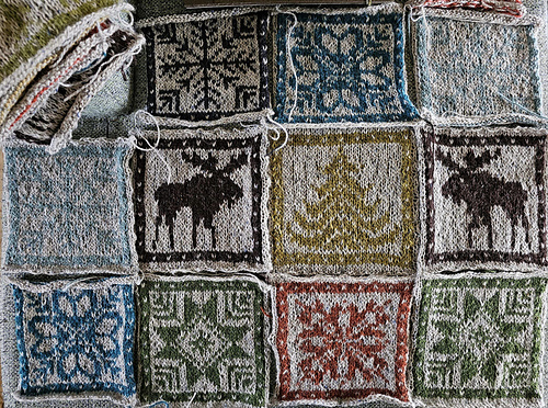 Ravelry: Midwinter Moose Block pattern by AlaskaSourdough