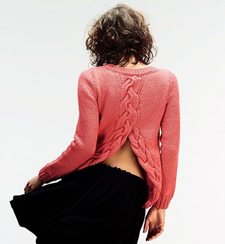 Ravelry: Pull large torsade pattern by Phildar Officiel