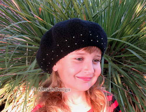 Ravelry: Embroidered Beaded Beret pattern by Alena Byers