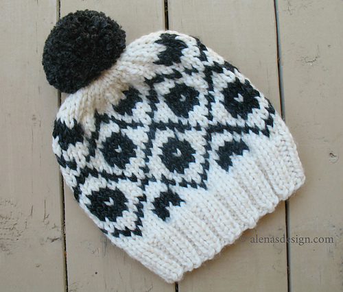 Ravelry: Kulture Pom Pom Hat pattern by Alena Byers