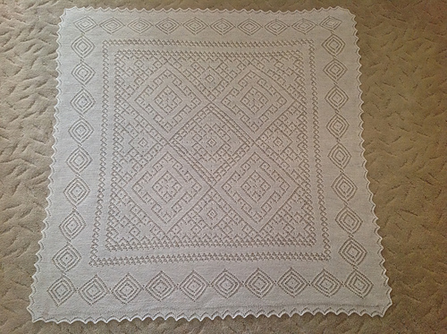 Ravelry: White Diamonds Forever pattern by Russian Lily