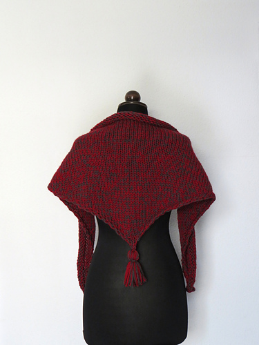 Ravelry: Chocolate Cherry Shawl pattern by Morgana Knits