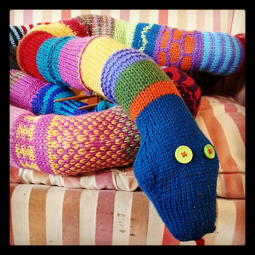 Ravelry: Striped Snake pattern by Sarah Ann Thompson