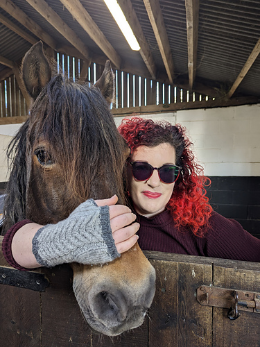Ravelry: Symmetrical Stag Fingerless Gloves pattern by Alice Furness