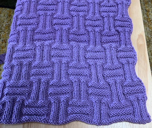Ravelry: Double Basketweave Blanket pattern by nalhcib
