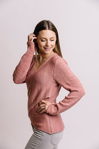 Ravelry: Daybreak Cashmere Wrap Sweater pattern by Alice Tang