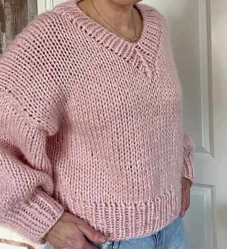 Ravelry: Mohair sweater Dusty pattern by Frisian Knitting