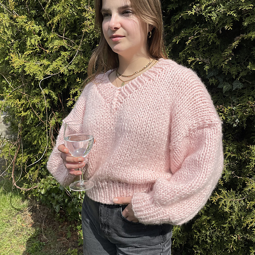 Ravelry: Mohair sweater Dusty pattern by Frisian Knitting