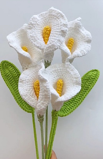 Ravelry: Calla Lily Flower pattern by Alina Handmade