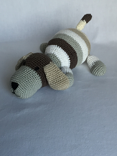 Ravelry: Striped Dog pattern by by Alinies
