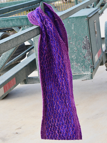 Ravelry: Diamonds Go Around Infinity Scarf pattern by Alisha Broberg