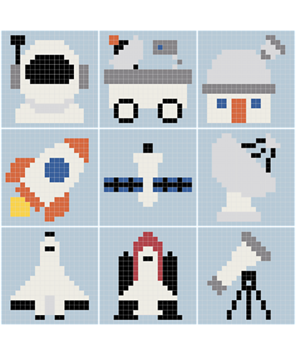 Ravelry: Space C2C Blocks pattern by Alisha Ober