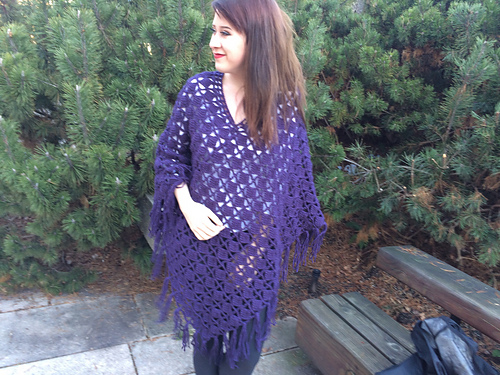 Ravelry: Poulton Poncho pattern by Alison Stapleton
