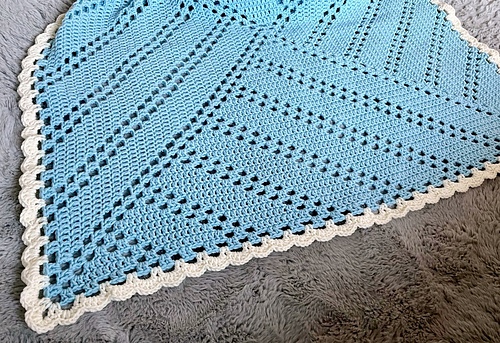 Ravelry: Double Trouble Again Baby Blanket pattern by Alla Bella