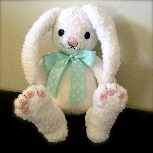 Ravelry: Bunny Buddy big crocheted bunny pattern by Allison Hoffman