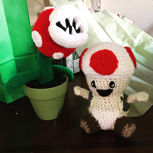 Ravelry: Mario Bros. Piranha Plant pattern by Janet Carrillo
