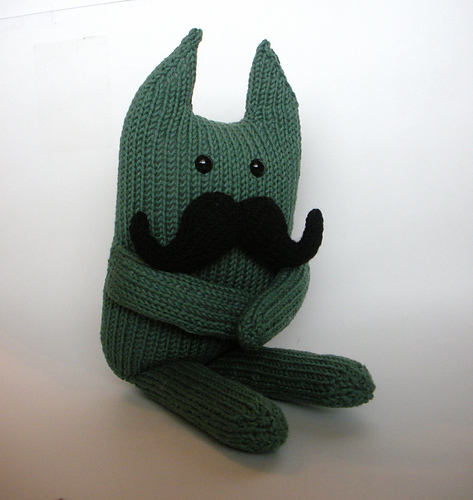Ravelry: Moe the Mustache Monster pattern by Allison Cleaver