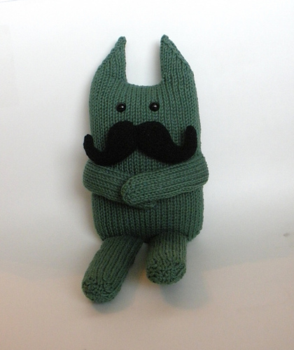 Ravelry: Moe the Mustache Monster pattern by Allison Cleaver