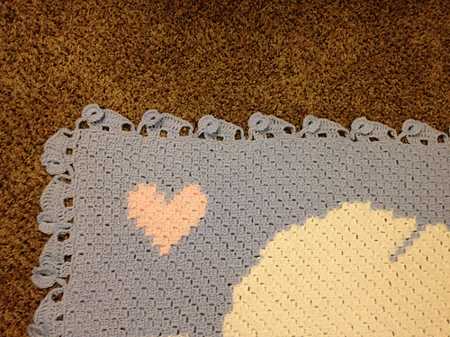 Ravelry: Elephant Parade Border Edging pattern by Allyssabeth's Crochet