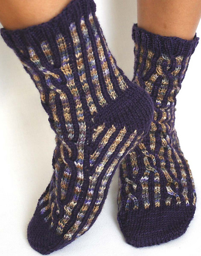 Ravelry: Crazy Crazy Eights Socks pattern by Christina Rowell