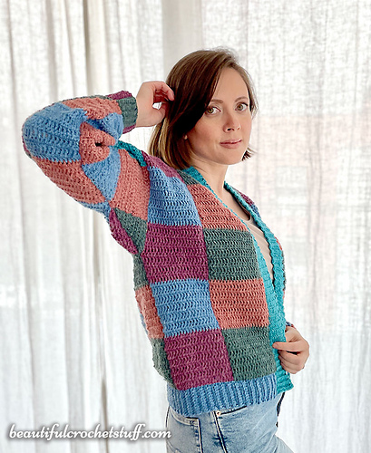 Ravelry: Patchwork Cardigan pattern by Jane Green