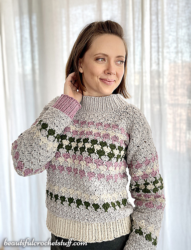 Ravelry: Shell Stitch Jumper pattern by Jane Green