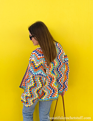 Ravelry: Striped Chevron Cardigan pattern by Jane Green