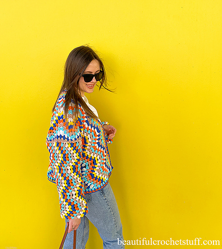 Ravelry: Striped Chevron Cardigan pattern by Jane Green