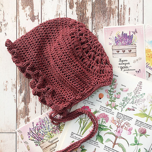 Ravelry: Mia Bonnet pattern by Alyona She
