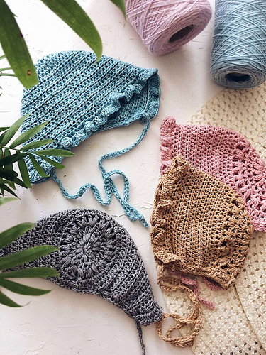 Ravelry: Mia Bonnet pattern by Alyona She