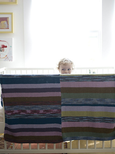 Ravelry: Rag Rug Blanket pattern by Norah Gaughan