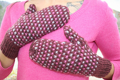 Ravelry: Candy Rain Mittens pattern by Amanda Lilley