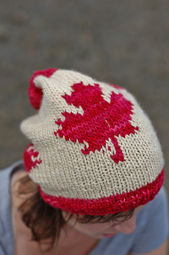 Ravelry: Canadian Slouchy Toque pattern by Amanda Kaffka