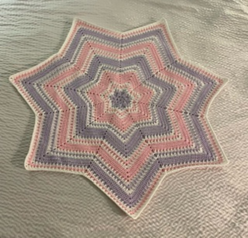 Ravelry: Textured Star Baby Afghan pattern by Kristine Mullen