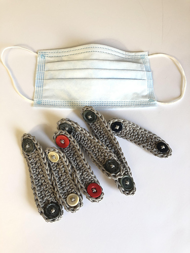 Ravelry: Ear Saver for Masks pattern by Kristine Mullen