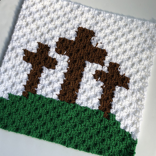 Ravelry: Easter Cross Blanket Square pattern by Kristine Mullen