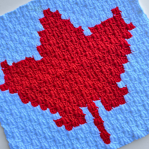 Ravelry: Maple Leaf Blanket Square pattern by Kristine Mullen