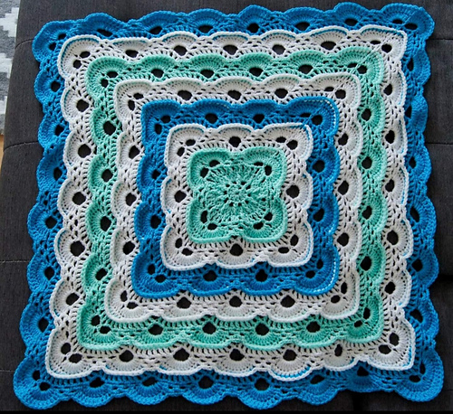 Ravelry: Textured Virus Blanket pattern by Charlee Roberts