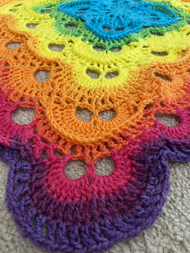 Ravelry: Textured Virus Blanket pattern by Charlee Roberts